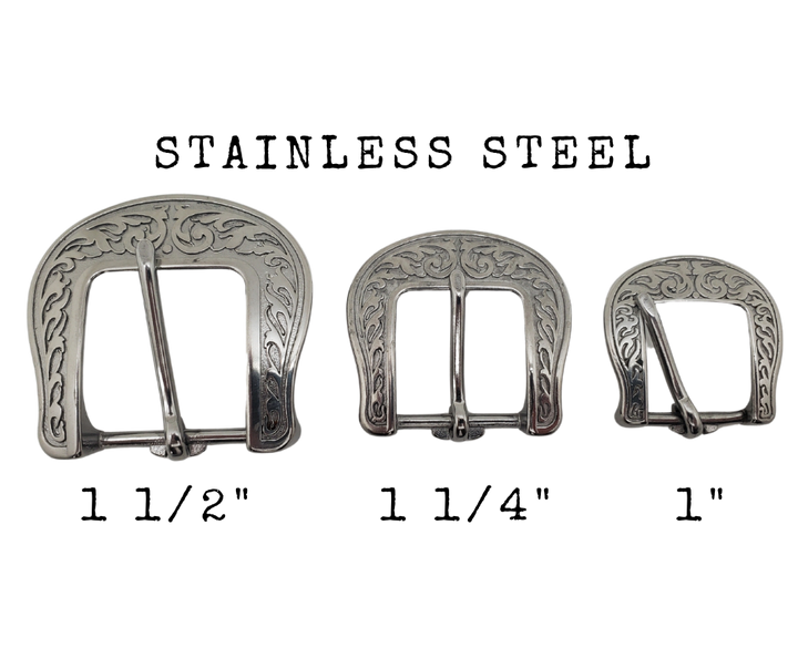 Buckle Sets and Basic Belt Buckles – Buckle and Hide Leather LLC