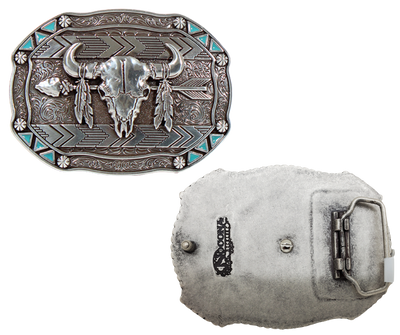 The "Lakota" Belt Buckle – Buckle and Hide Leather LLC