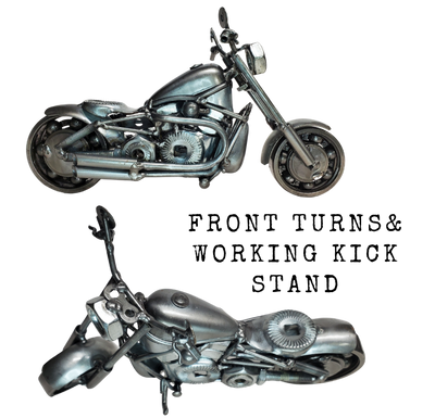 HOG Motorcycle Metal Art – Buckle and Hide Leather LLC