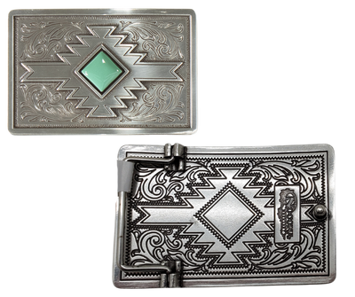 The "Rio Arroyo" Belt Buckle – Buckle and Hide Leather LLC