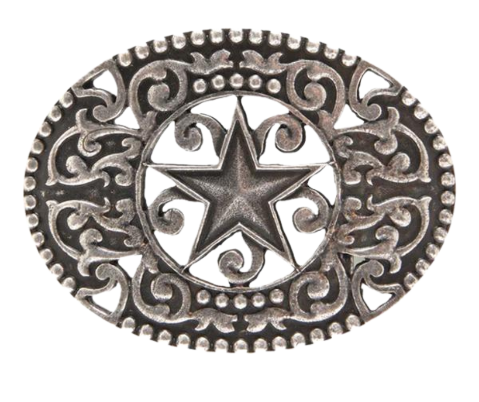 Western Plains Star Belt Buckle – Buckle and Hide Leather LLC