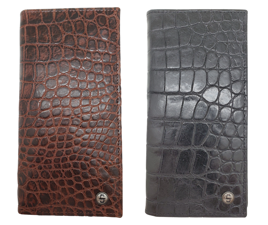 Stetson Croc Print Roper Wallet – Buckle and Hide Leather LLC