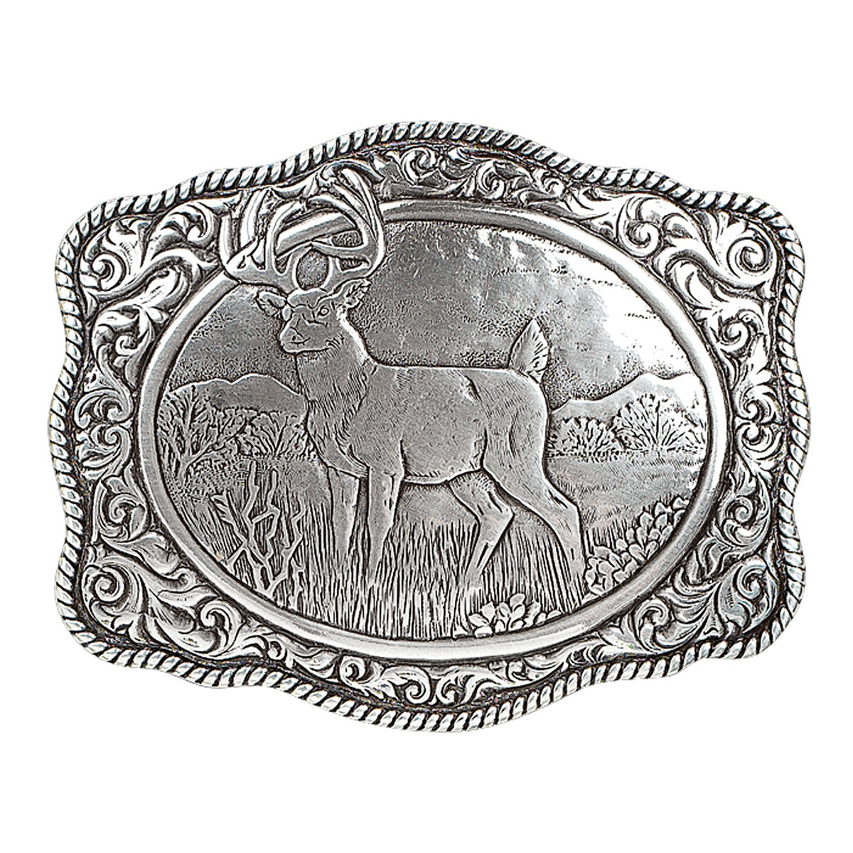Crumrine Deer Belt Buckle – Buckle and Hide Leather LLC
